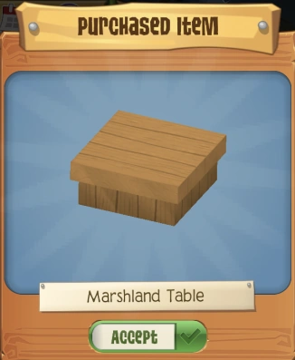 Marshland Table | Animal Jam Wiki | Fandom