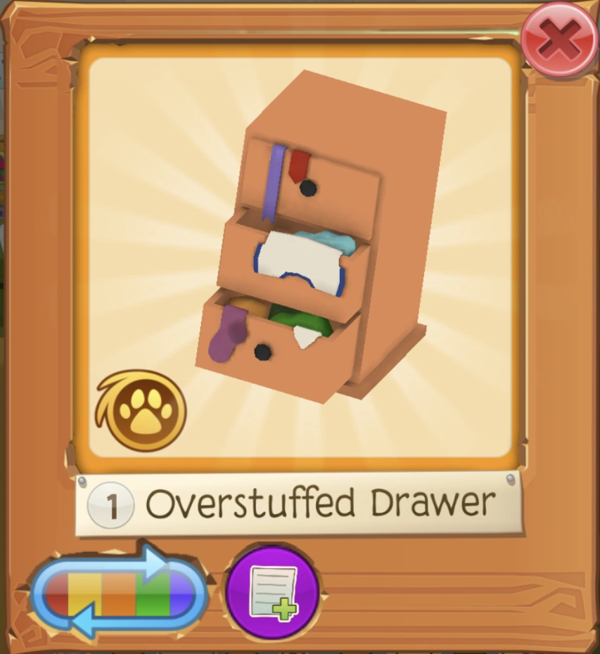 Overstuffed Drawer | Animal Jam Wiki | Fandom
