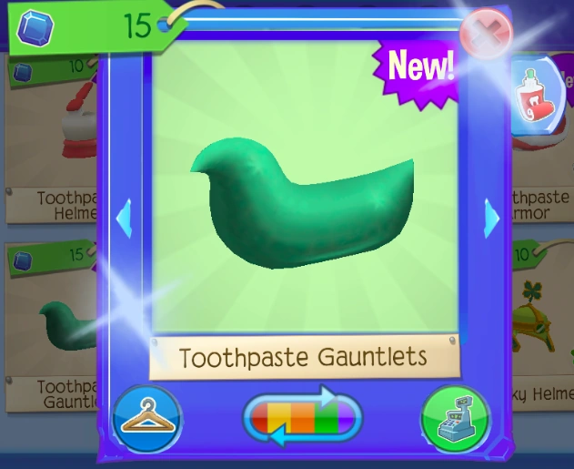 Toothpaste Gauntlets | Animal Jam Wiki | Fandom