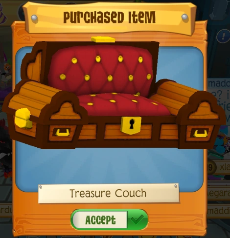 Treasure Couch | Animal Jam Wiki | Fandom