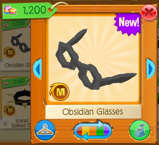 Obsidian Glasses | Animal Jam Wiki | Fandom