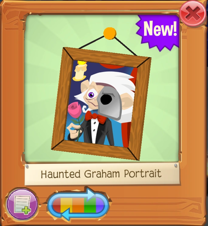 Haunted Graham Portrait | Animal Jam Wiki | Fandom