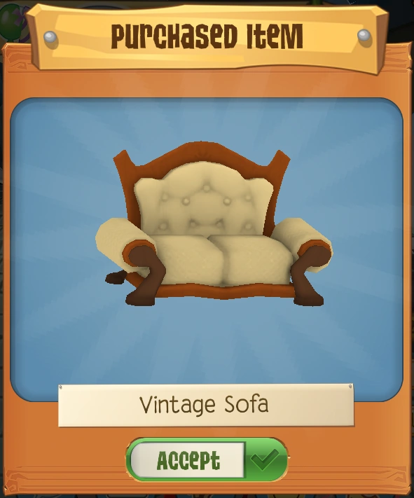 Vintage Sofa | Animal Jam Wiki | Fandom