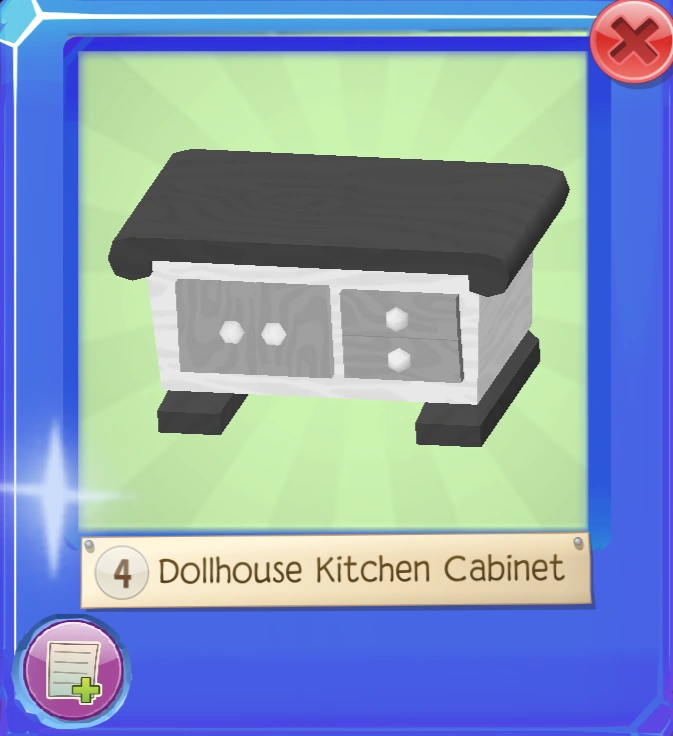 Dollhouse Kitchen Cabinet | Animal Jam Wiki | Fandom