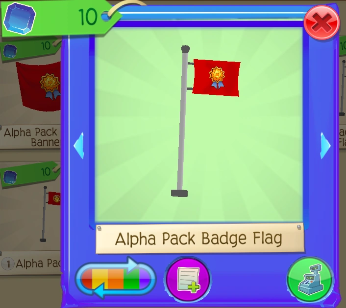 Alpha Pack Badge Flag | Animal Jam Wiki | Fandom