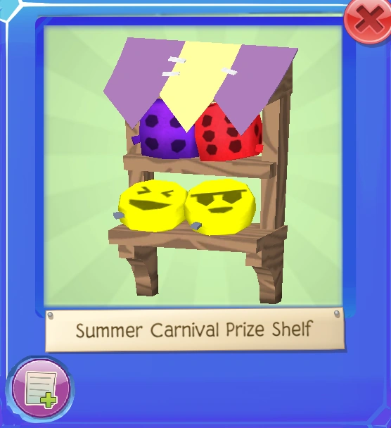 Summer Carnival Prize Shelf | Animal Jam Wiki | Fandom