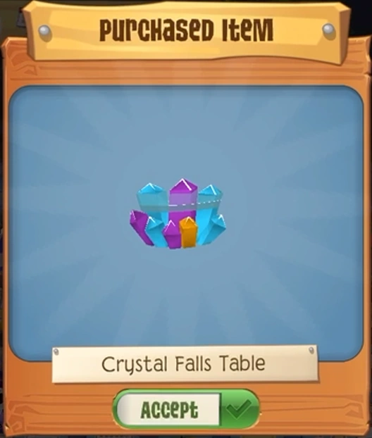 Crystal Falls Table | Animal Jam Wiki | Fandom