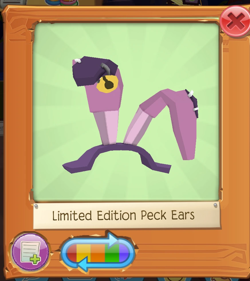 Limited Edition Peck Ears | Animal Jam Wiki | Fandom