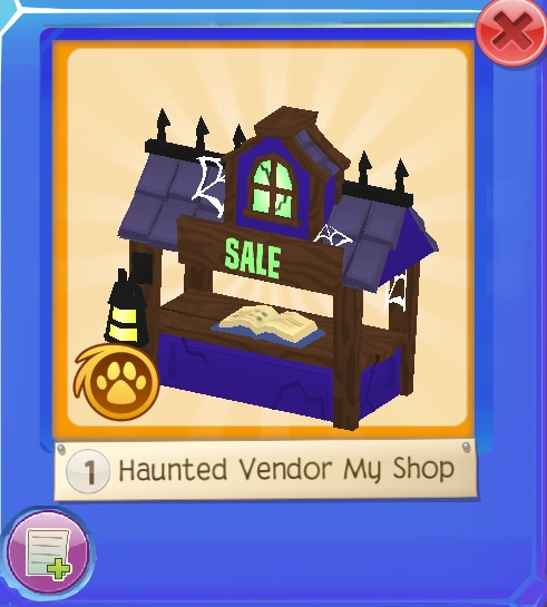 Haunted Vendor My Shop | Animal Jam Wiki | Fandom