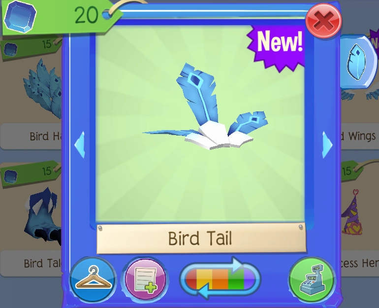 Bird Tail | Animal Jam Wiki | Fandom