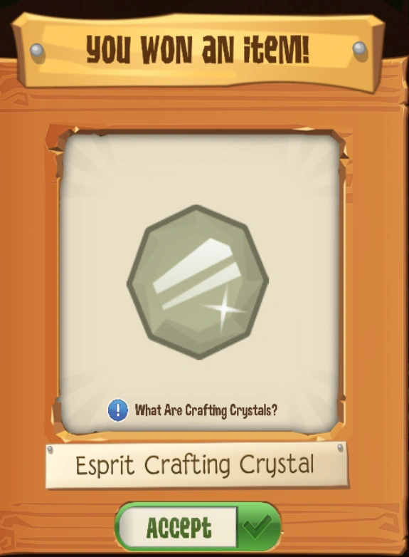 Esprit Crafting Crystal | Animal Jam Wiki | Fandom