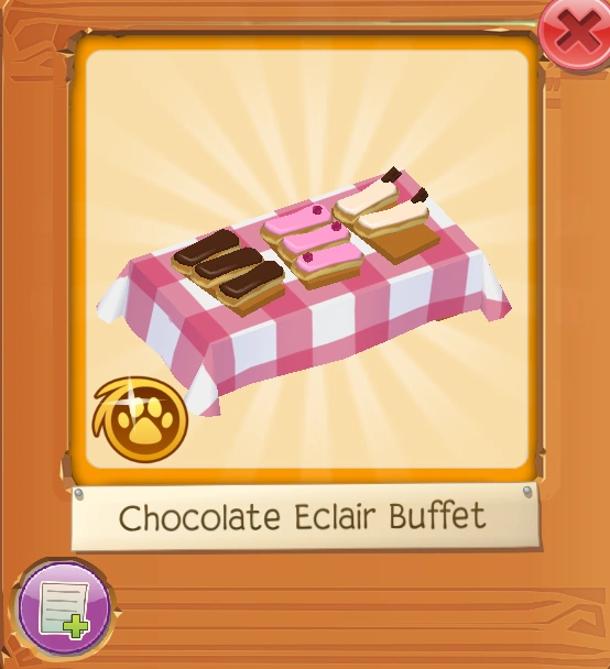Chocolate Eclair Buffet | Animal Jam Wiki | Fandom