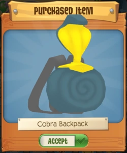 Cobra Backpack | Animal Jam Wiki | Fandom