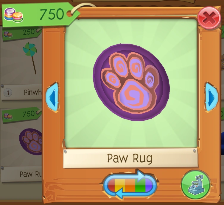 Paw Rug | Animal Jam Wiki | Fandom