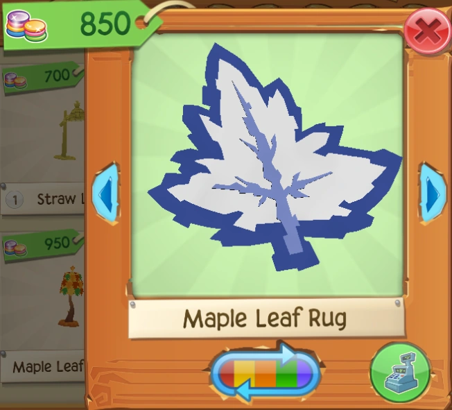 Maple Leaf Rug | Animal Jam Wiki | Fandom
