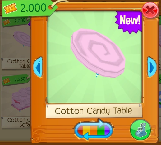 Cotton Candy Table | Animal Jam Wiki | Fandom