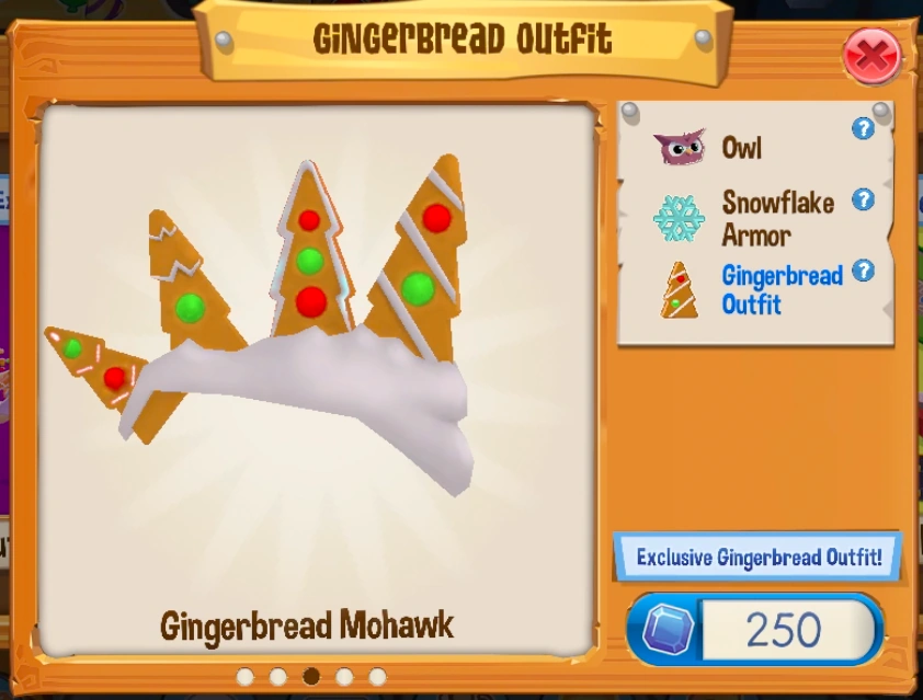 Gingerbread Mohawk | Animal Jam Wiki | Fandom
