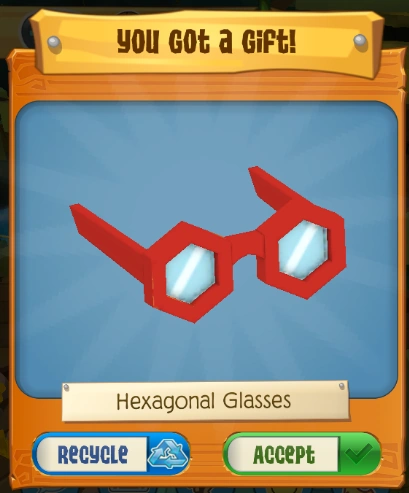 Hexagonal Glasses | Animal Jam Wiki | Fandom