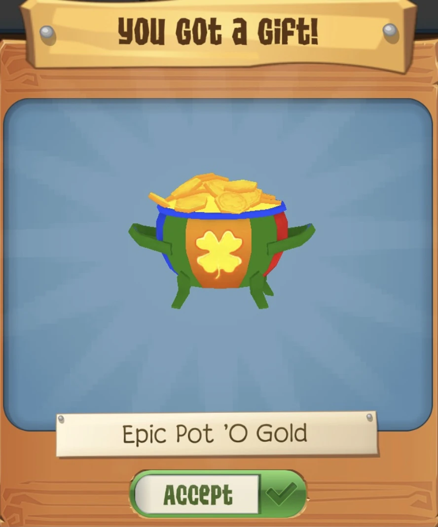 Epic Pot 'O Gold | Animal Jam Wiki | Fandom