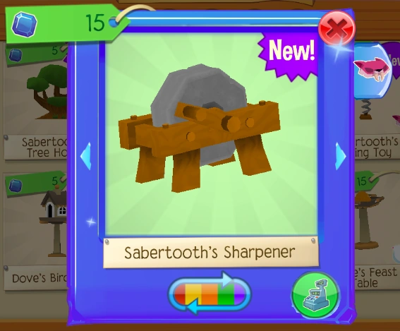 Sabertooth's Sharpener | Animal Jam Wiki | Fandom