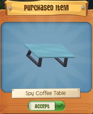 Spy Coffee Table | Animal Jam Wiki | Fandom
