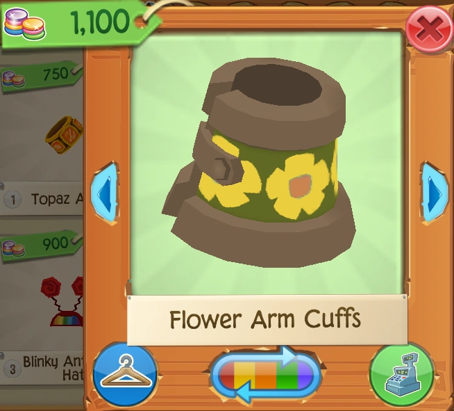 Flowered Arm Cuffs/Rare | Animal Jam Wiki | Fandom