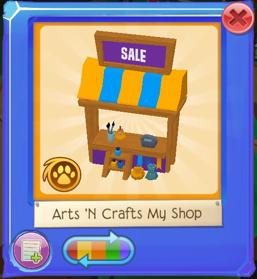 Arts 'N Crafts My Shop | Animal Jam Wiki | Fandom