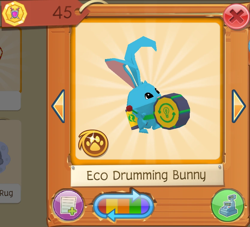 Eco Drumming Bunny | Animal Jam Wiki | Fandom