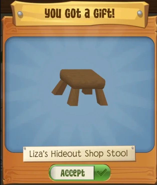 Liza's Hideout Shop Stool | Animal Jam Wiki | Fandom