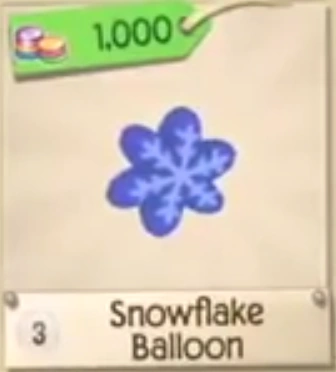 Snowflake Balloon/Rare | Animal Jam Wiki | Fandom
