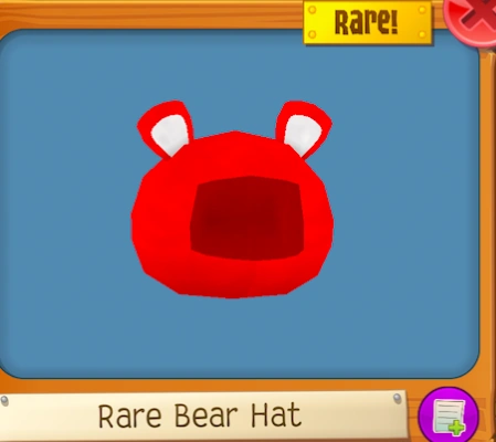 Red Rare Bear Hat | Ajpw Glitched, Hacked, Unreleased And Unknown Items Wiki | Fandom