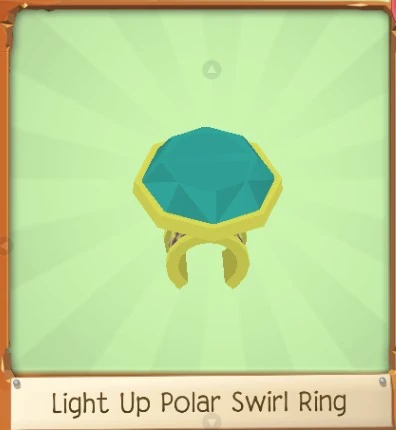 Light Up Polar Swirl Ring | Ajpw Glitched, Hacked, Unreleased And ...