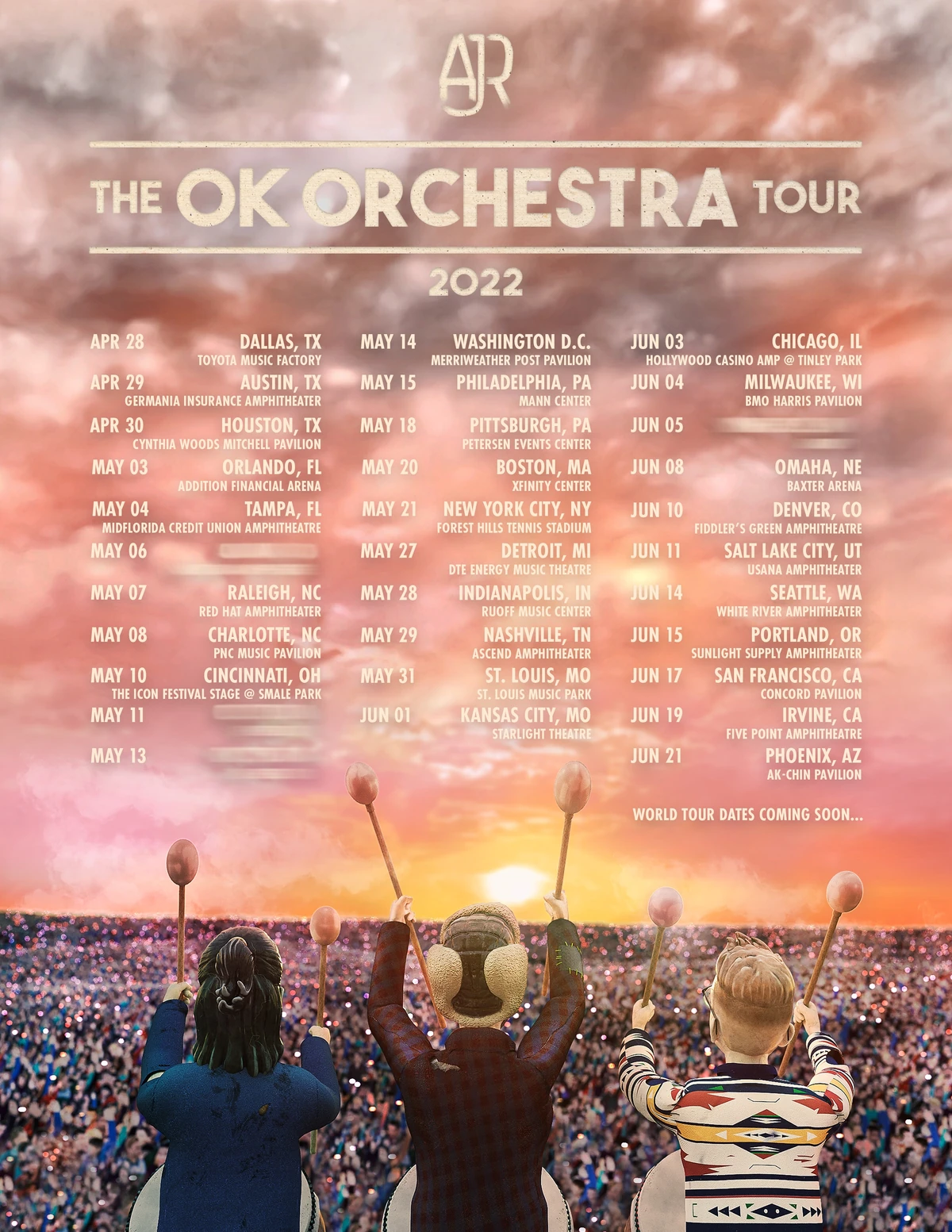 OK Orchestra Tour | AJR Wiki | Fandom