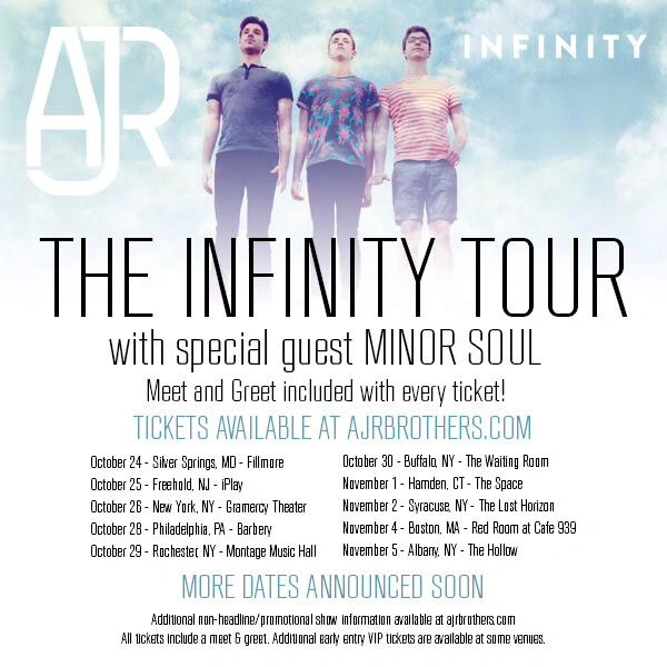 Infinity Tour | AJR Wiki | Fandom