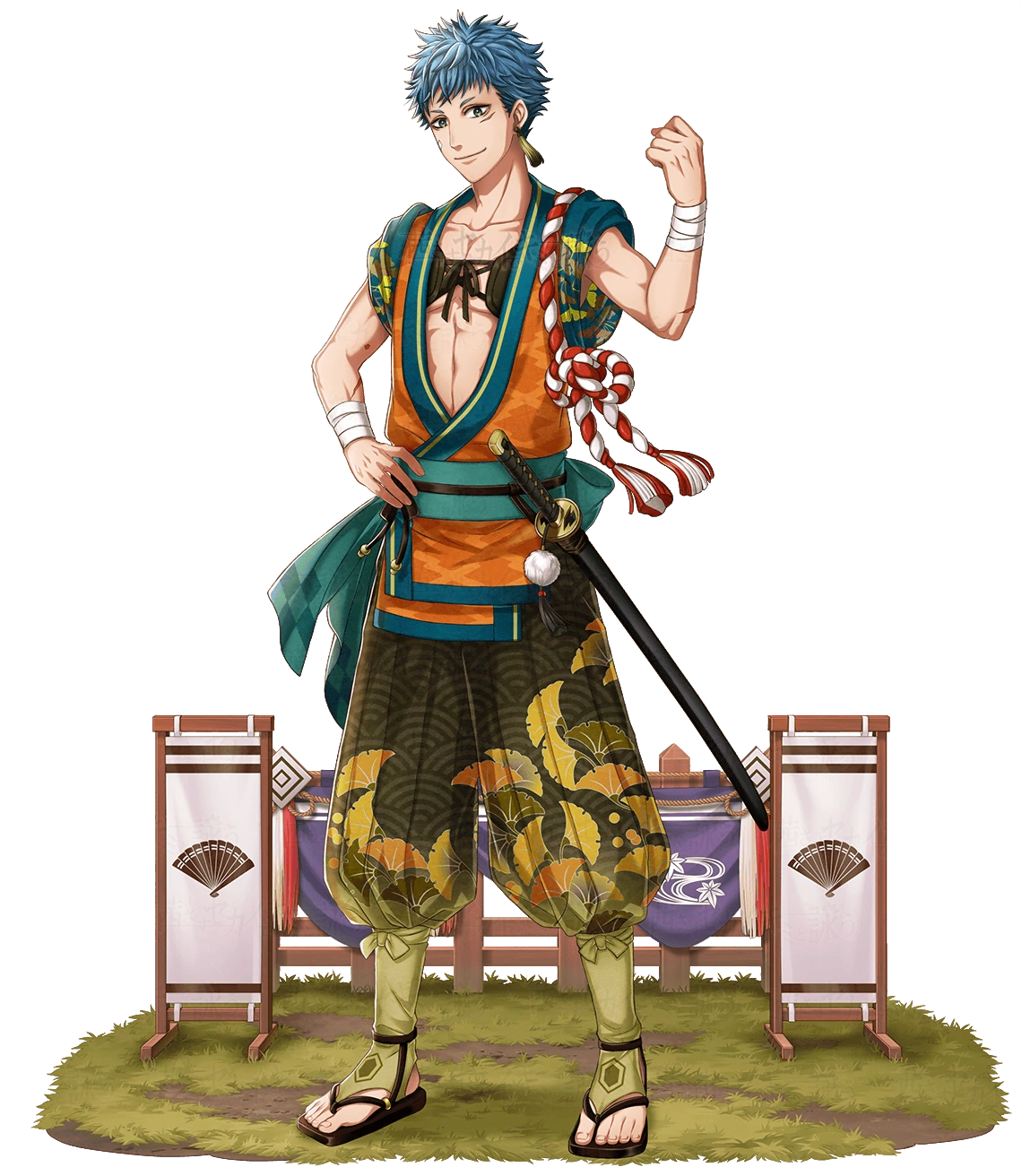 Nagakura Shinpachi (Burning Heart) | Reciting With You in the Glowing ...