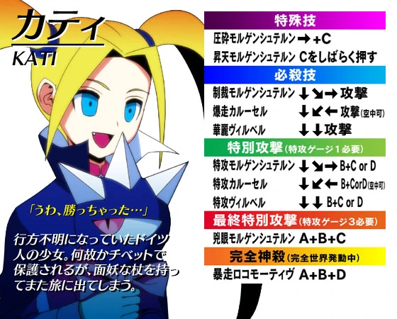 Kati/Gameplay | Akatsuki/En-Eins Wiki | Fandom