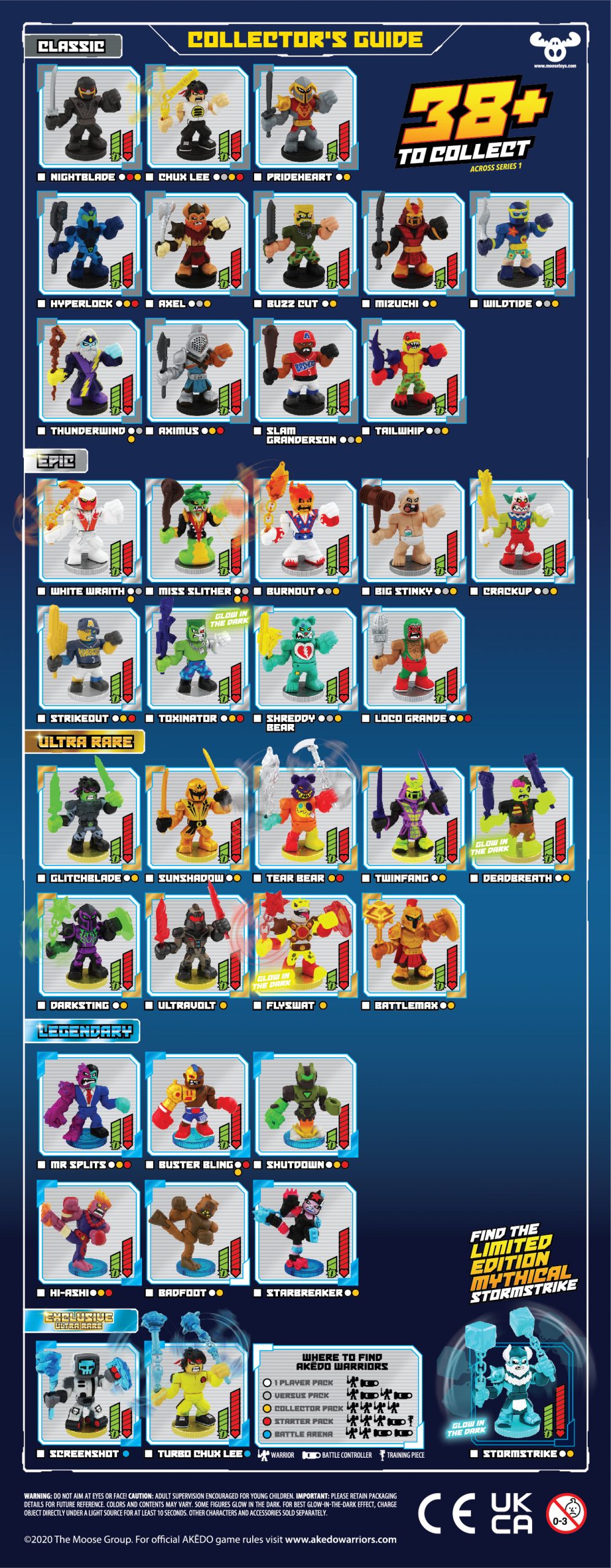 Series 1 | Akedo Ultimate Arcade Warriors Wiki | Fandom