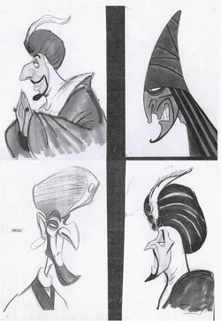 Jafar Aladdin Model Sheet