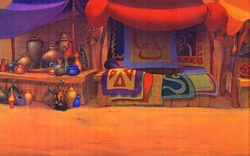 Aladdin Marketplace Backdrop