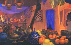 Aladdin Marketplace Backdrop