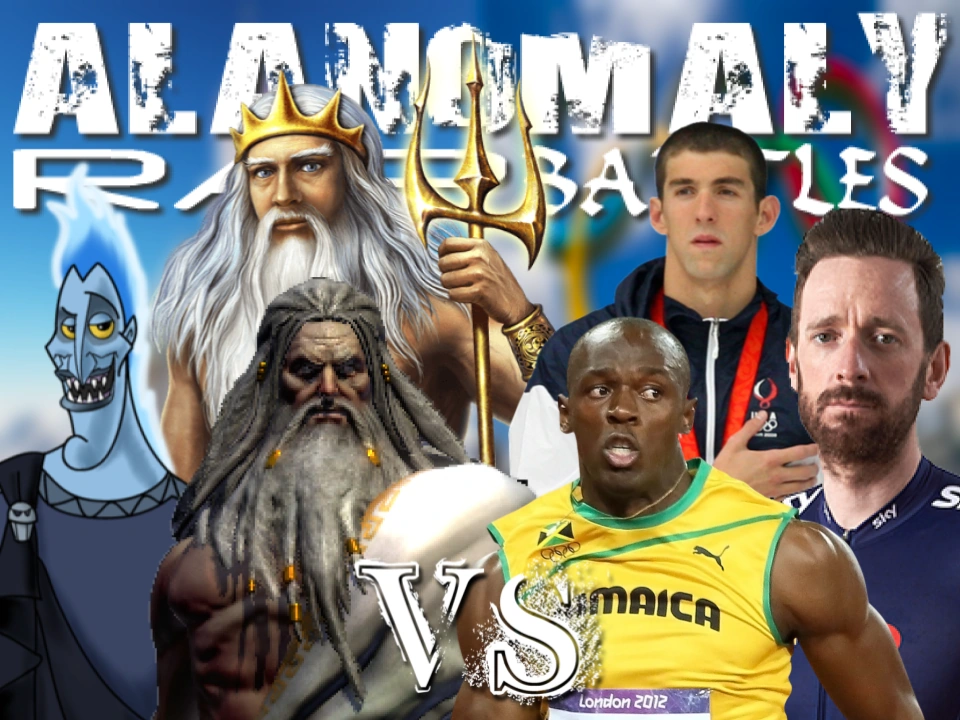 Olympians vs Olympians | Alanomaly Rap Battles Wiki | Fandom