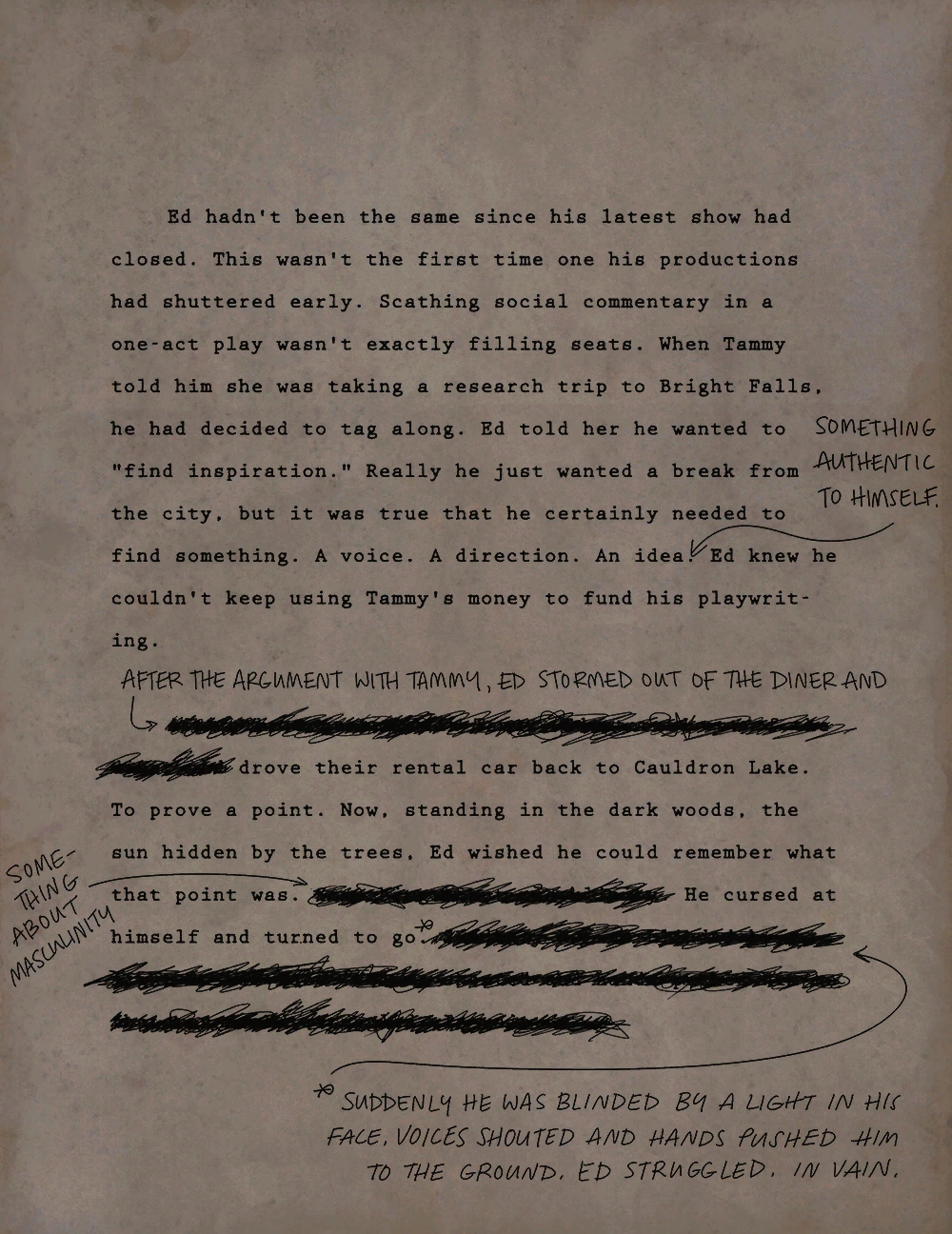 Ed Returns To Cauldron Lake | Alan Wake Wiki | Fandom