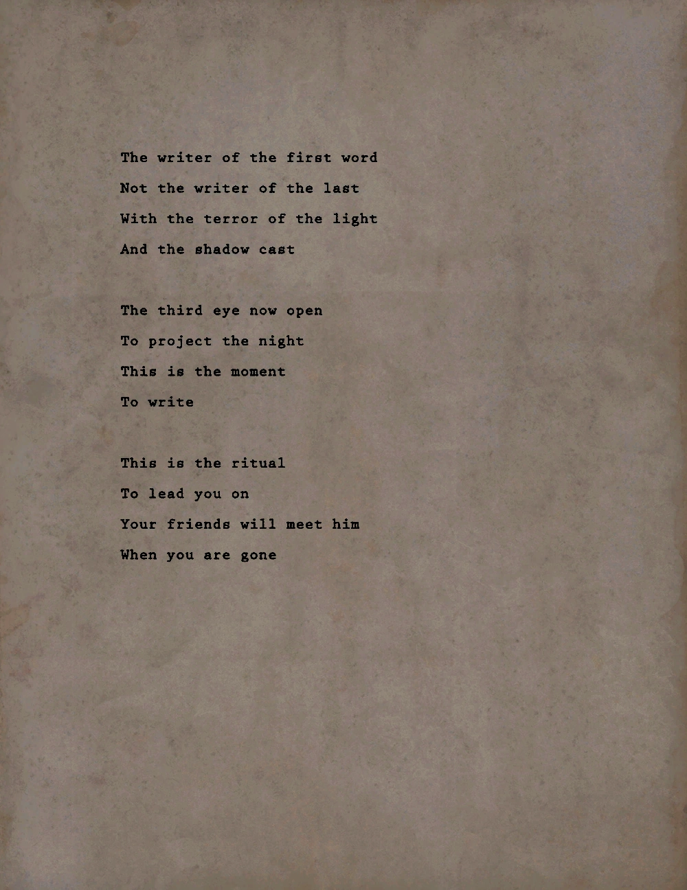 Dark Poem 1 | Alan Wake Wiki | Fandom