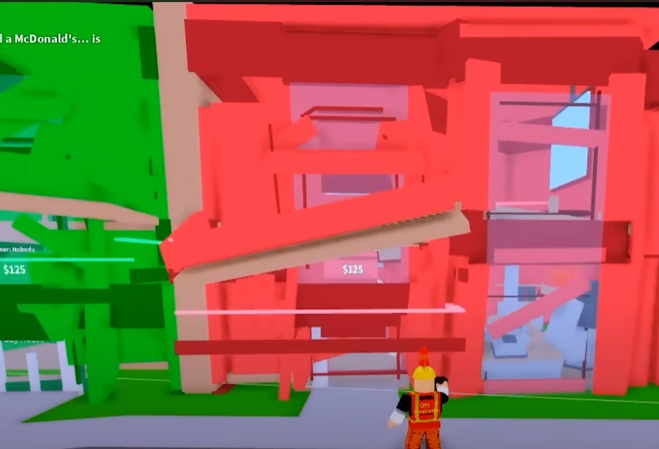 Roblox ADMIN construction worker DESTROYS NOOB'S HOUSES ...