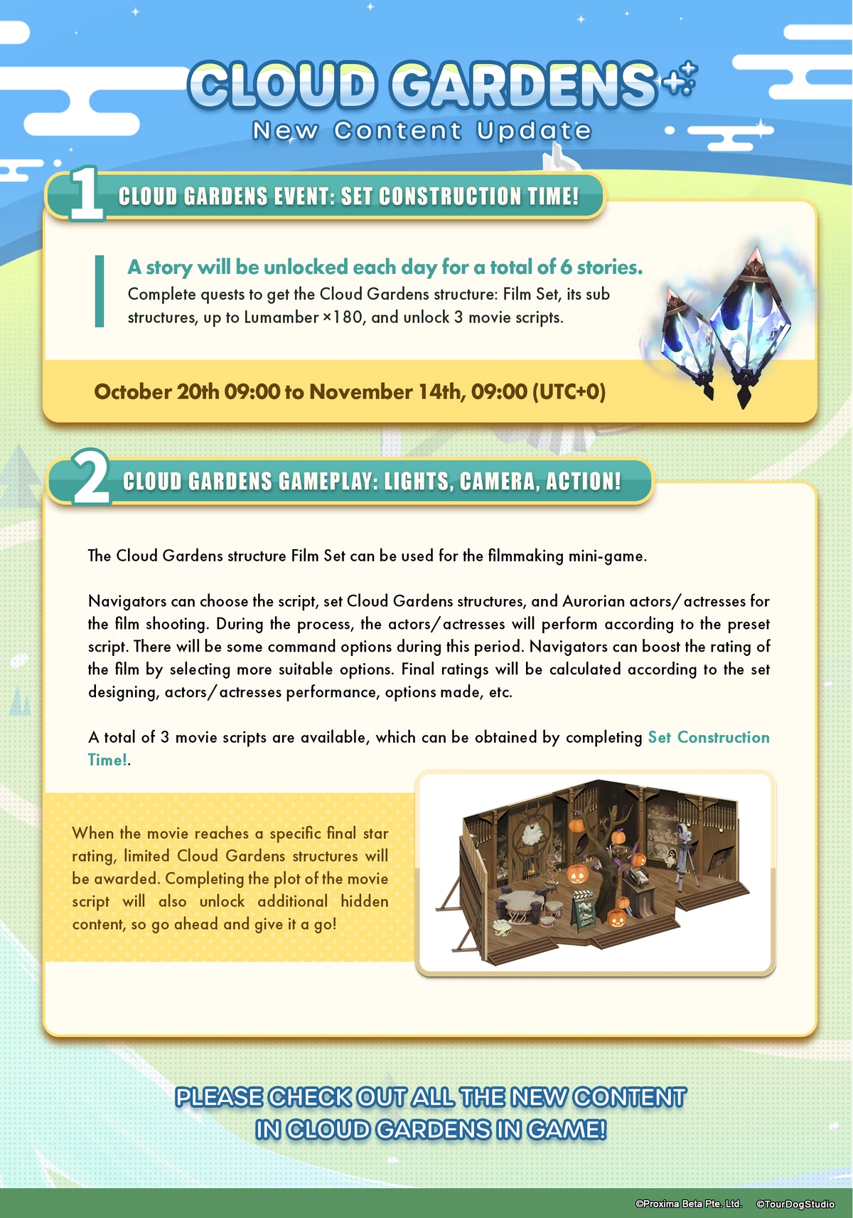 Cloud Gardens Gameplay: Lights, Camera, Action! | Alchemy Stars Wiki | Fandom