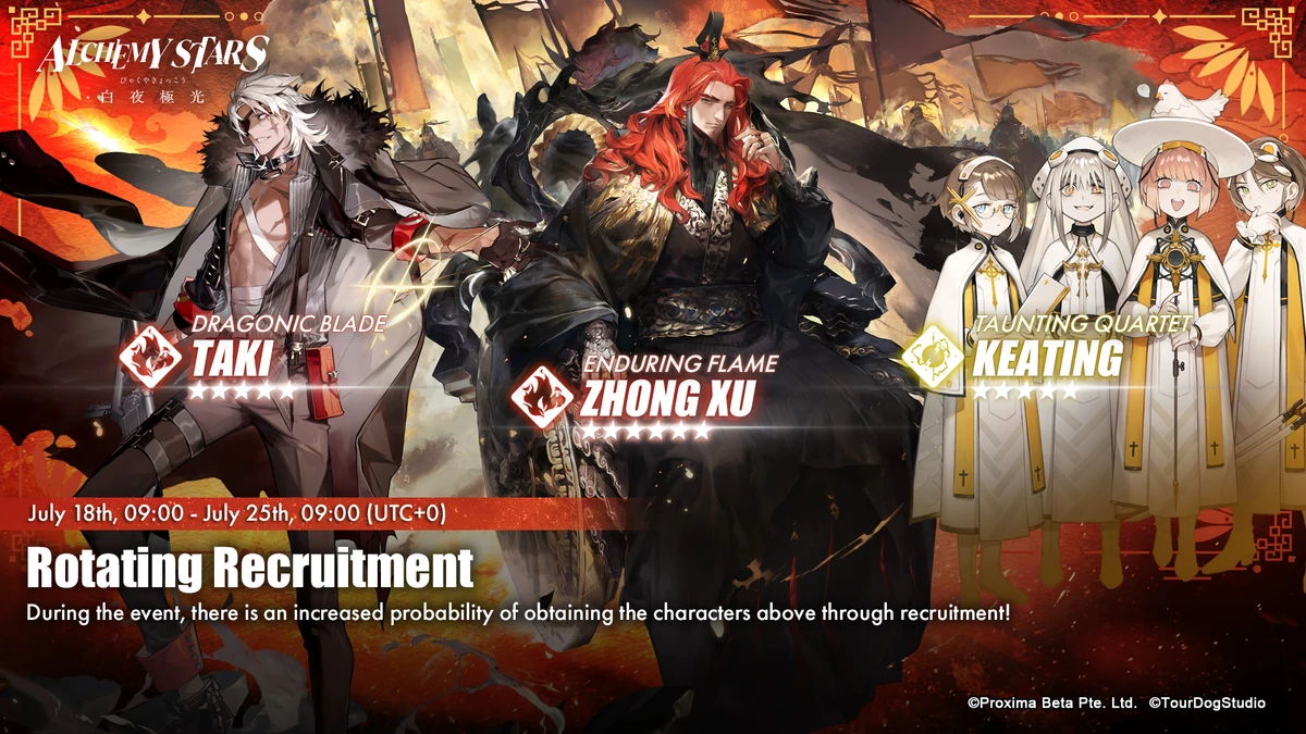 อัญเชิญหมุนเวียน | Alchemy Stars Wiki | Fandom