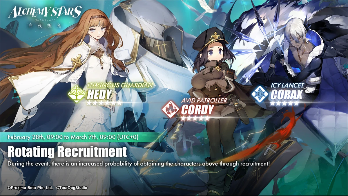 Rotating Recruitment | Alchemy Stars Wiki | Fandom