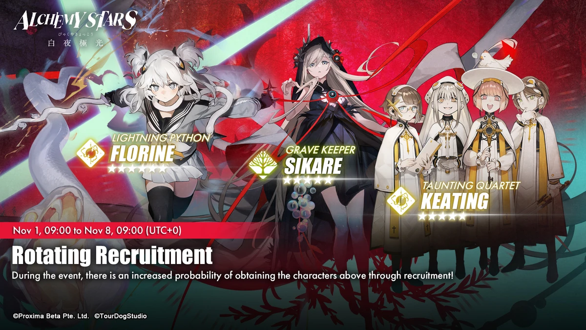 Rotating Recruitment | Alchemy Stars Wiki | Fandom
