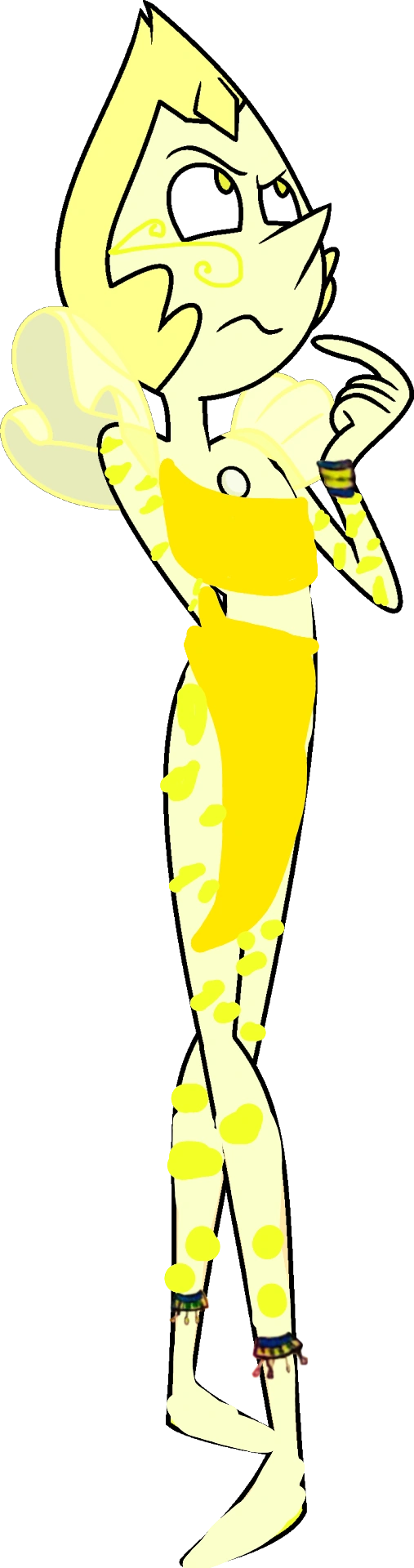 Tribal Warrior Yellow Pearl | AlexCWebb Studios Wiki | Fandom