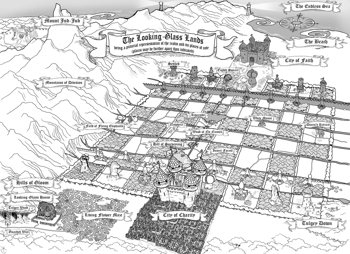 Looking-Glass Land | Alice in Wonderland Wiki | Fandom